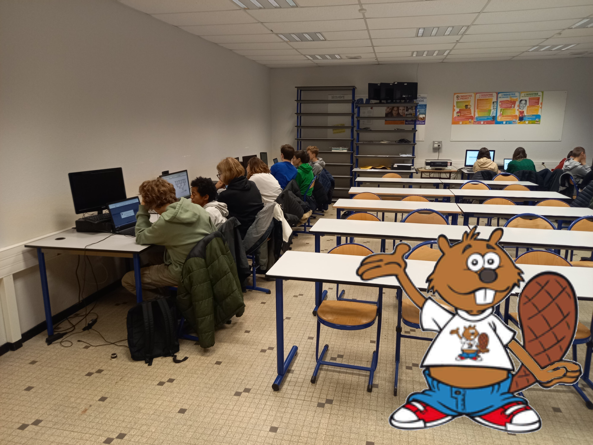 Les élèves se mesurent au concours Castor - Collège Albert Camus